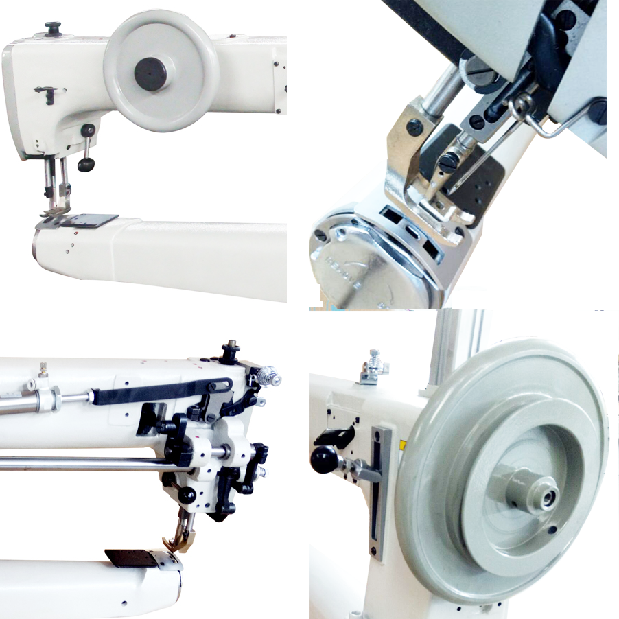Machine à coudre à lit cylindrique robuste et extra robuste à triple ...