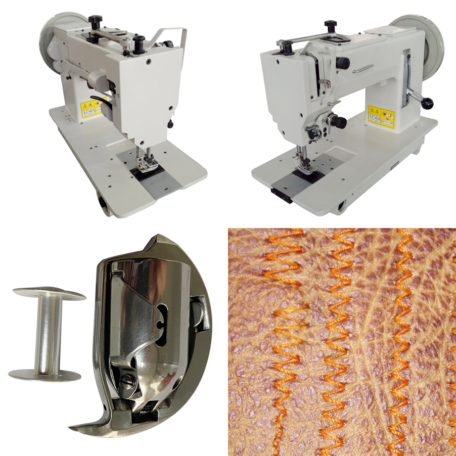 Machine à coudre zigzag à alimentation inférieure avec crochet de ...